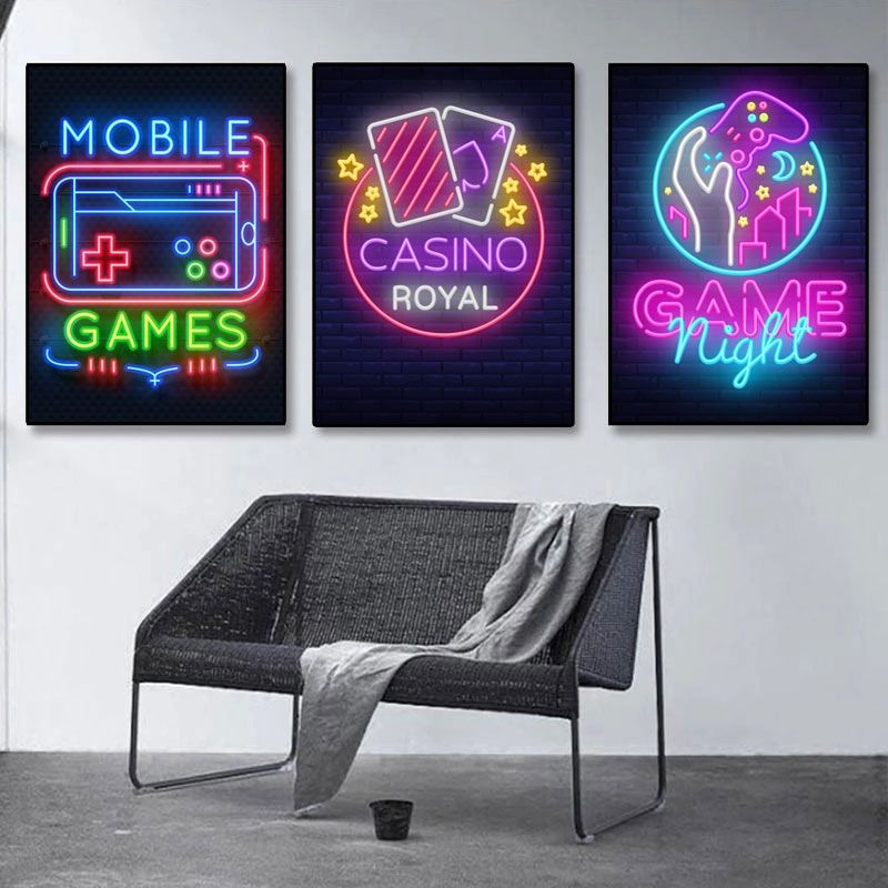 Poster - MOBILE GAMES / 3er-Set